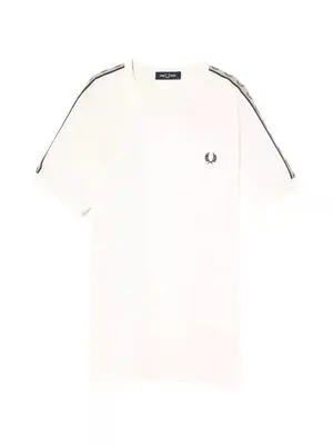 Fred Perry Taped-sleeve T-shirt - Neutrals