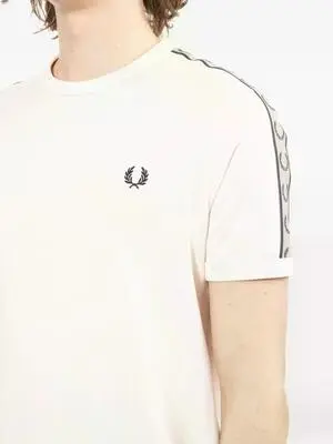 Fred Perry Taped-sleeve T-shirt - Neutrals