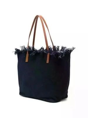 MC2 SAINT BARTH City Logo-embroidered Tote - Blue