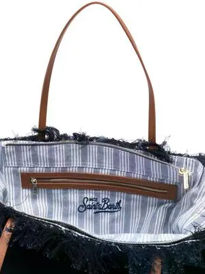 MC2 SAINT BARTH City Logo-embroidered Tote - Blue