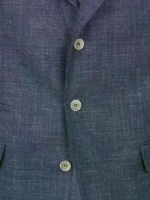 Brunello Cucinelli Button Jacket - Blue
