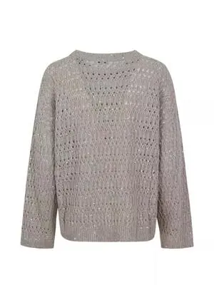 Brunello Cucinelli Openwork Embellished Knitwear
