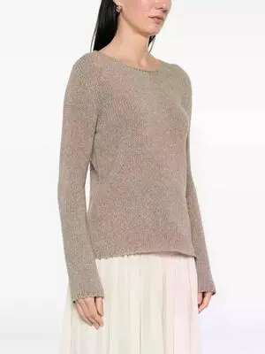 THE ROW Nitha Round-neck Sweater - Neutrals