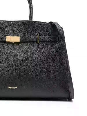 DEMELLIER Midi Hudson Tote Bag - Black