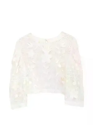 Antik Batik Carioca Floral-lace Blouse