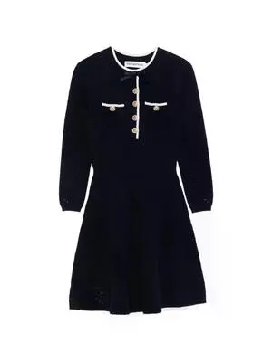 SELF-PORTRAIT Ribbon-embellished Mini Dress