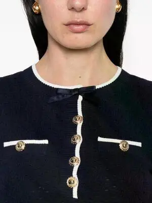 SELF-PORTRAIT Ribbon-embellished Mini Dress