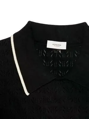 Agnona Sleeveless Perforated Knit Vest