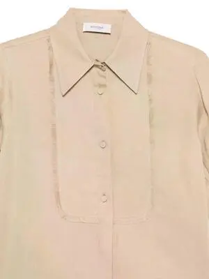 Agnona Buttoned Fringed Shirt