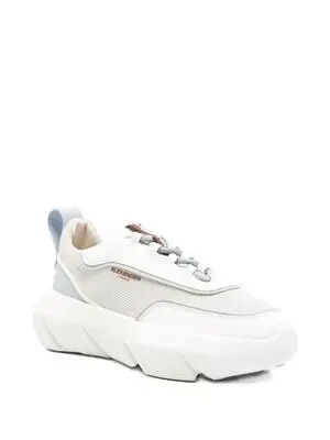 ALEXANDER SMITH Leather Panelled Sneakers - Grey