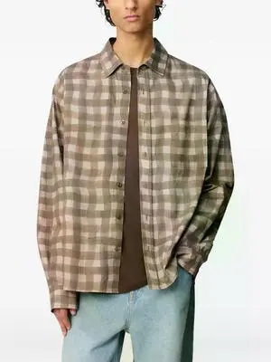 Axel Arigato Distort Gingham Shirt