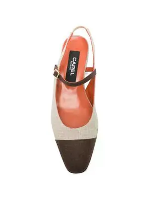 CAREL Oceano 26 Toe-cap Flat Pumps - Neutrals