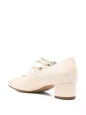 CAREL Kina Triple-strap Pumps - Neutrals