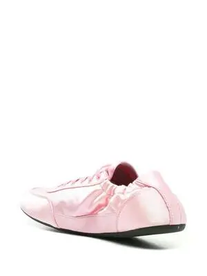 Prada Ruched Sneakers - Pink