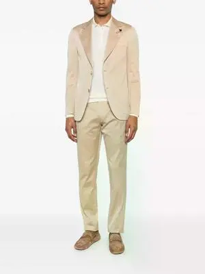 DRUMOHR Long-sleeve Polo Shirt - Neutrals