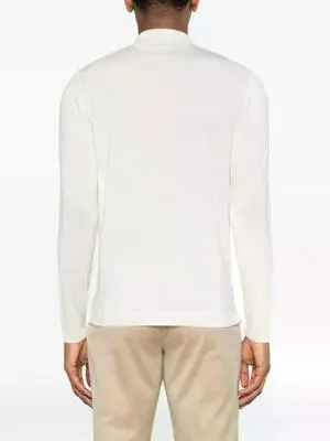 DRUMOHR Long-sleeve Polo Shirt - Neutrals