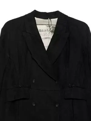 Masnada Double-breasted Buttoned Coat
