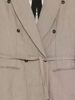 Masnada Double-breasted Belted Blazer
