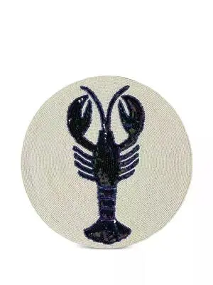 CU I SEEYOU Lobster-design Plate Mat - Neutrals