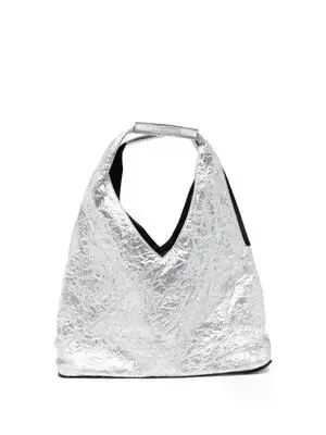 MAISON MARGIELA Japanese Textured Shoulder Bag - Silver