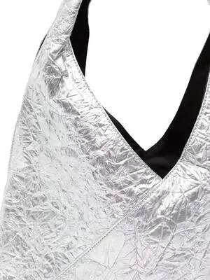 MAISON MARGIELA Japanese Textured Shoulder Bag - Silver