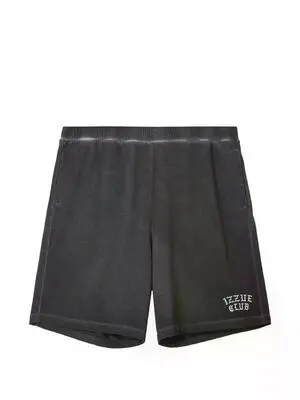 Izzue Logo-detail Cotton Shorts