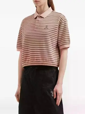 FINGERCROXX Striped Polo Shirt