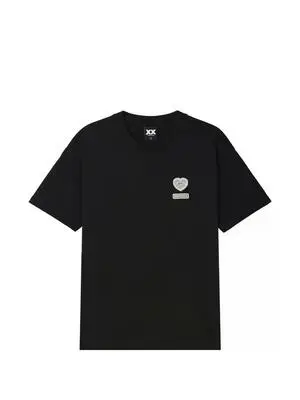 FINGERCROXX Heart-patch T-shirt