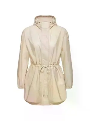 Moncler Drawstring Hooded Jacket - Neutrals