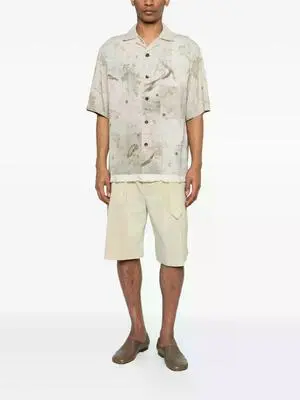 ZIGGY CHEN Buttoned Print Shirt