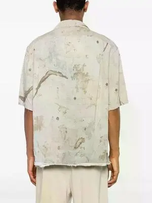 ZIGGY CHEN Buttoned Print Shirt