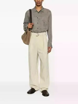 ZIGGY CHEN Pocket Print Shirt