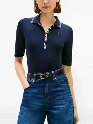 Tommy Hilfiger Button-placket Polo Top