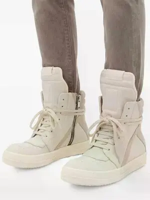 Rick Owens Geobasket High-top Sneakers - Neutrals