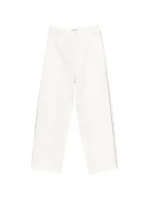 LOW CLASSIC Drawstring Stripe-detail Trousers