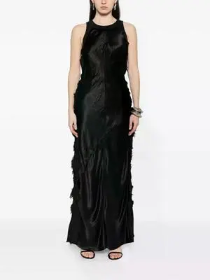 HAIKURE Frayed Midi Dress