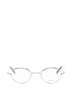 Alexander McQueen Oval-frame Glasses - Silver