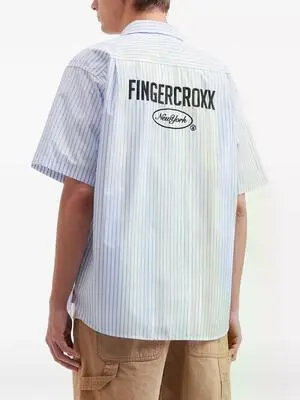 FINGERCROXX Striped Pocket Shirt