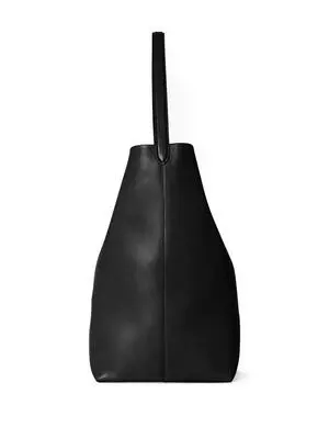 THE ROW Park Slouchy Leather Tote Bag - Black