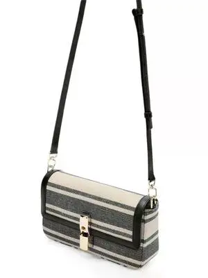 Furla Iride Striped Crossbody Bag - Blue