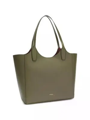 Furla Lea M Pocket Tote Bag - Green