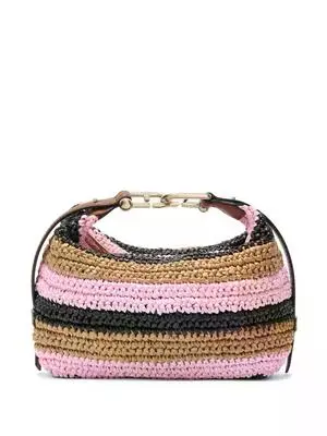 Furla Tonie Striped Shoulder Bag