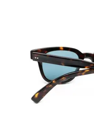 Dunhill Square-frame Sunglasses - Brown