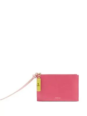 Furla Leather Envelope Clutch Bag - Pink