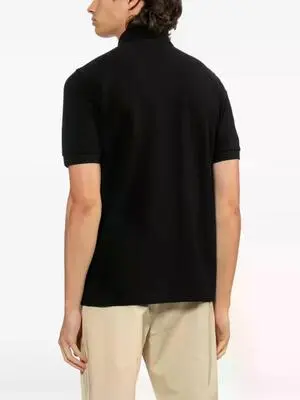 Fred Perry Logo-embroidered Polo Shirt - Black