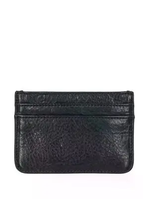 Chrome Hearts Scroll Logo Leather Card Holder