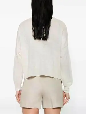 BASE Button-front Cardigan