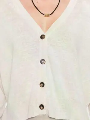 BASE Button-front Cardigan