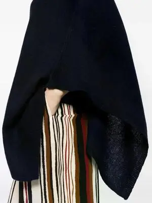 BEYOU Draped Poncho - Blue