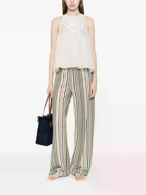 TWINSET Sleeveless Blouse With Lace Detailing